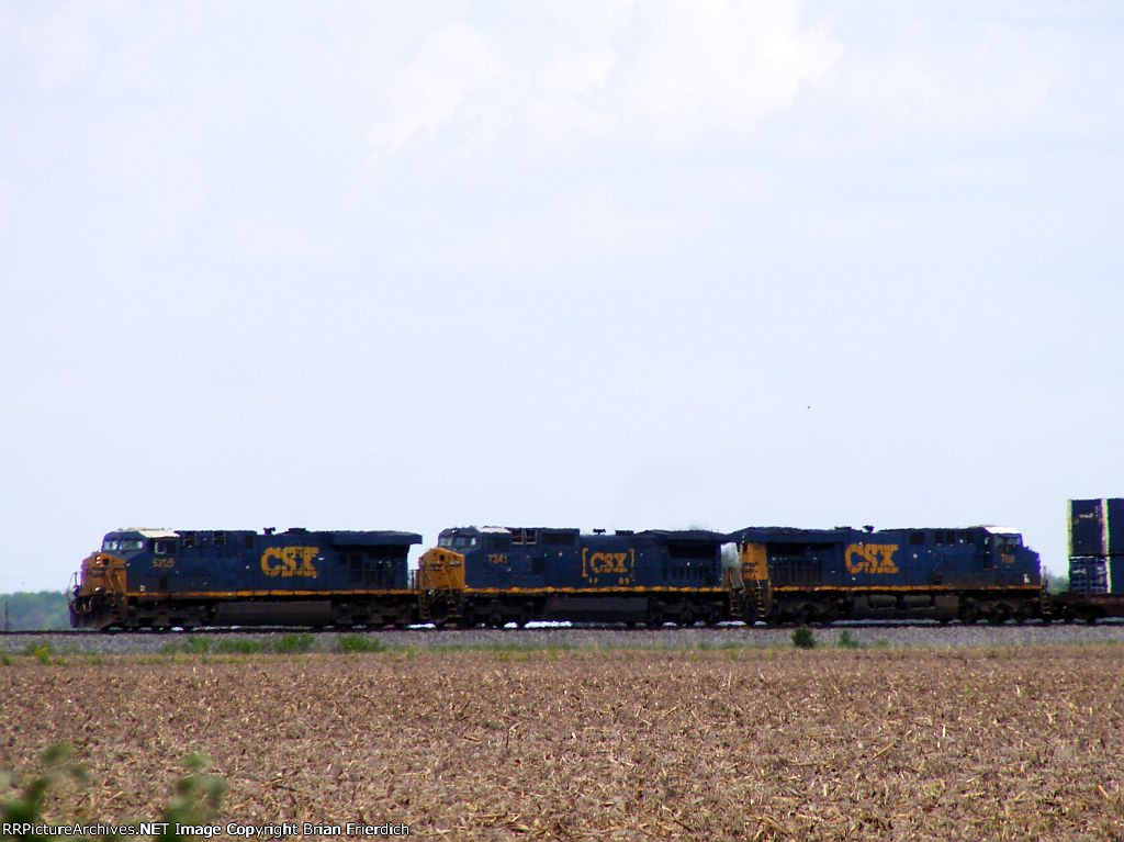 CSXT 4205 CSXT 7341 CSXT 709